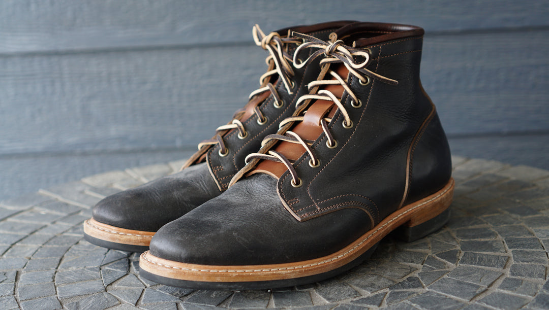 Boot Kiltie (False Tongue) - Horween Tan Workshoe Butt – Guarded Goods