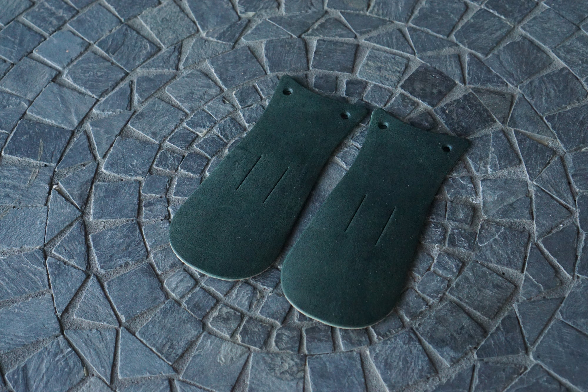Boot Kiltie (False Tongue) - Guidi Forest Green Horsebutt - Guarded Goods